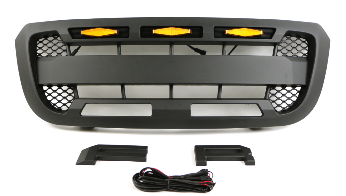 2004-2011 Raptor Style Grille for Ford Ranger with Letters and Lights ...